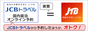 JCBトラベルの国内宿泊オンライン予約は事実上、JTB。かつ、ポイント最大5倍もらえる穴場サービス！｜クレカぐらし